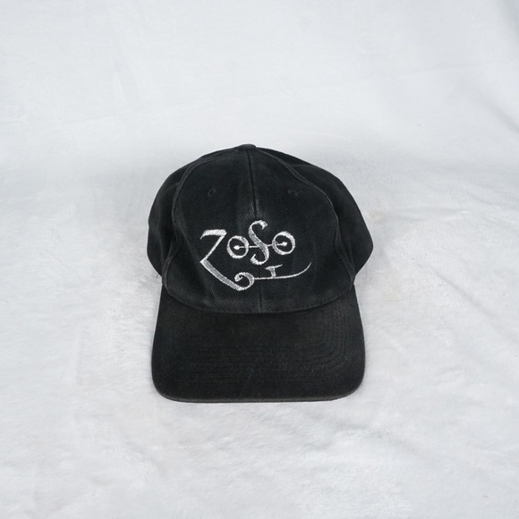 Accessories | Vintage Led Zeppelin Usa Tour 1975 Zoso Embroidered Black ...